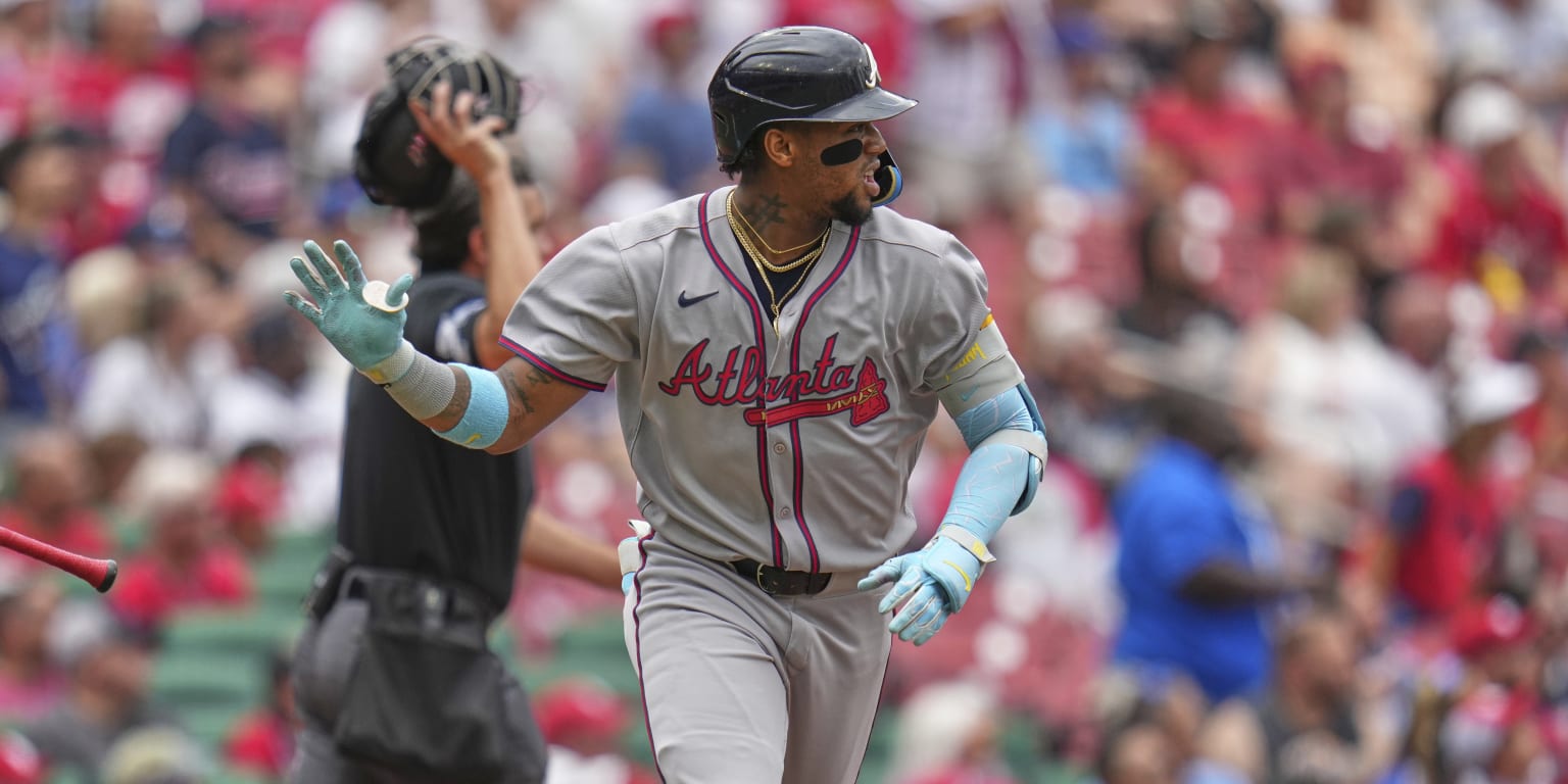 Ronald Acuña Jr. homers in first time batting in No. 3 spot for Braves
