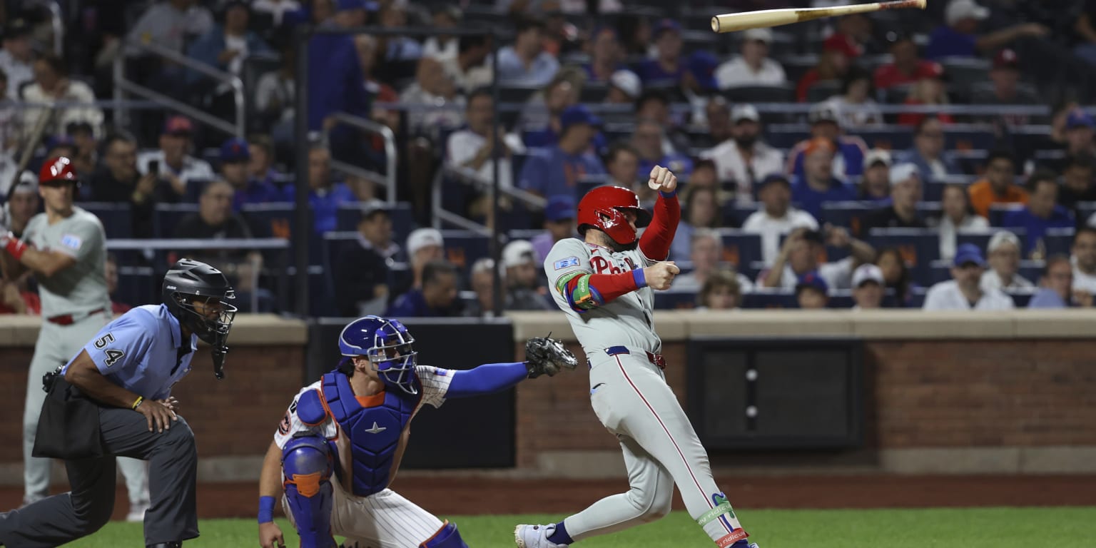 Phillies shut out in series finale against Mets