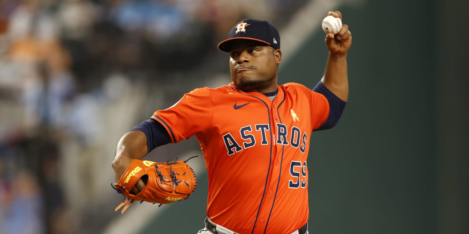 Framber Valdez, Astros lose series finale to Rangers