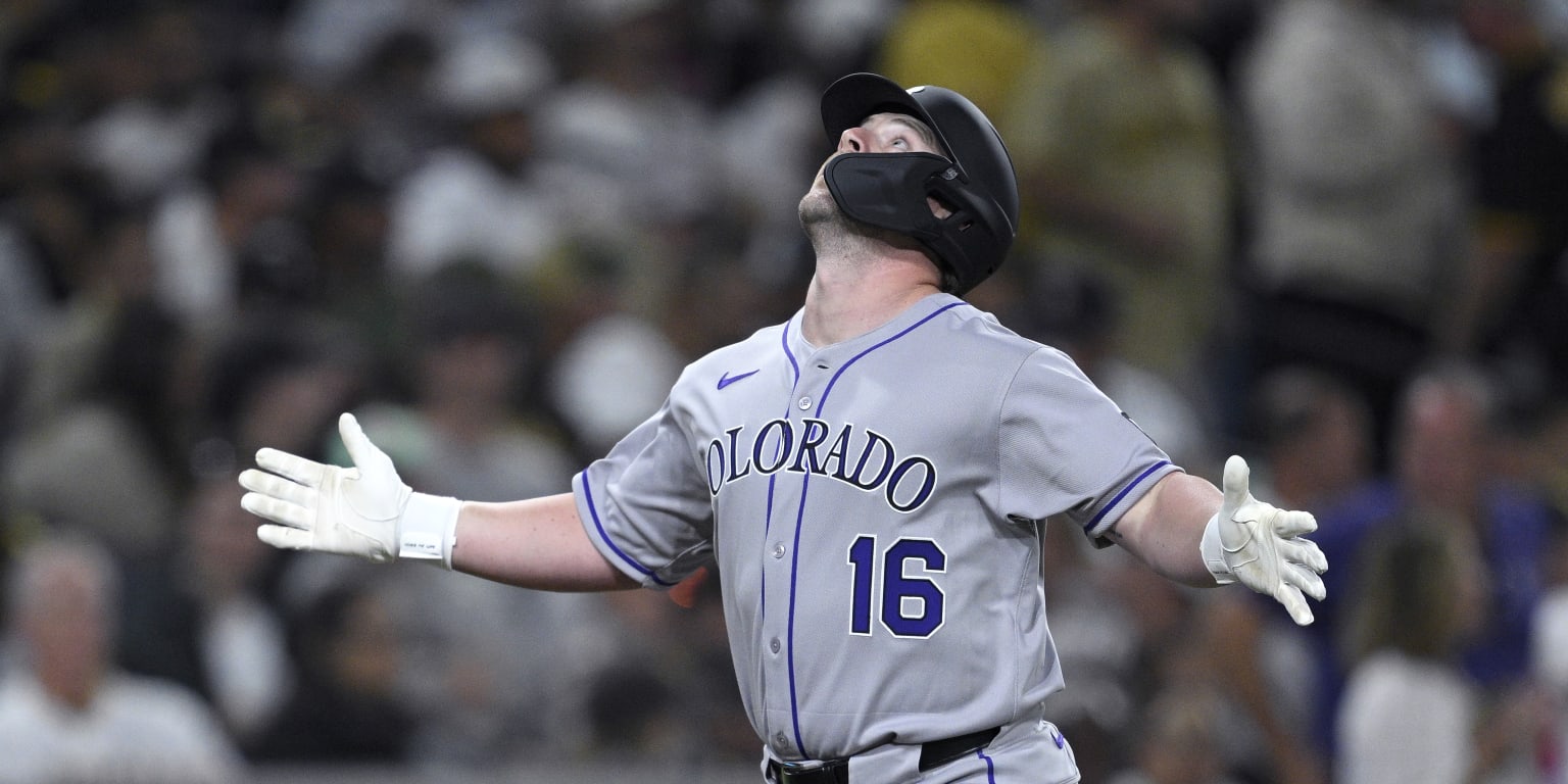 Blaine Crim homers for his first career hit