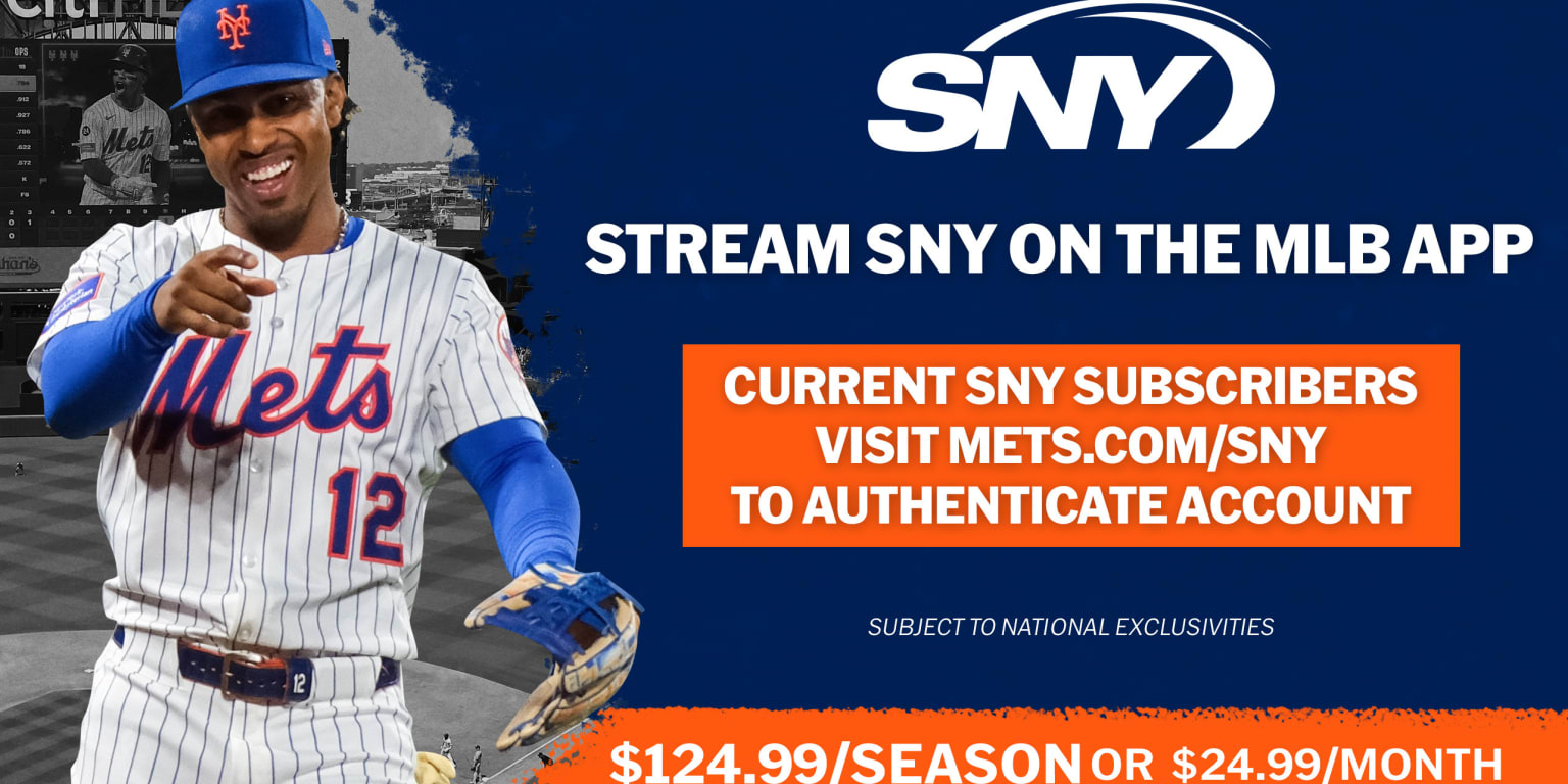 SNY, MLB streaming games for 2026