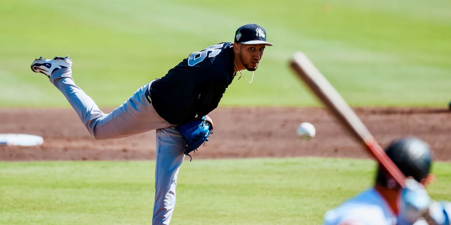 Elmer Rodríguez impresses Yankees in spring debut