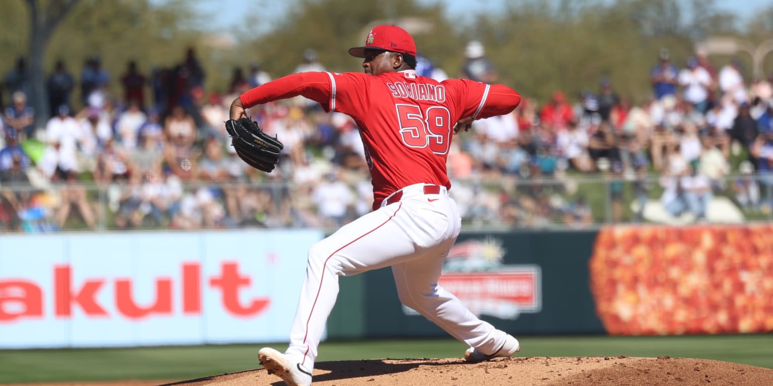 José Soriano makes Spring Training debut for Angels