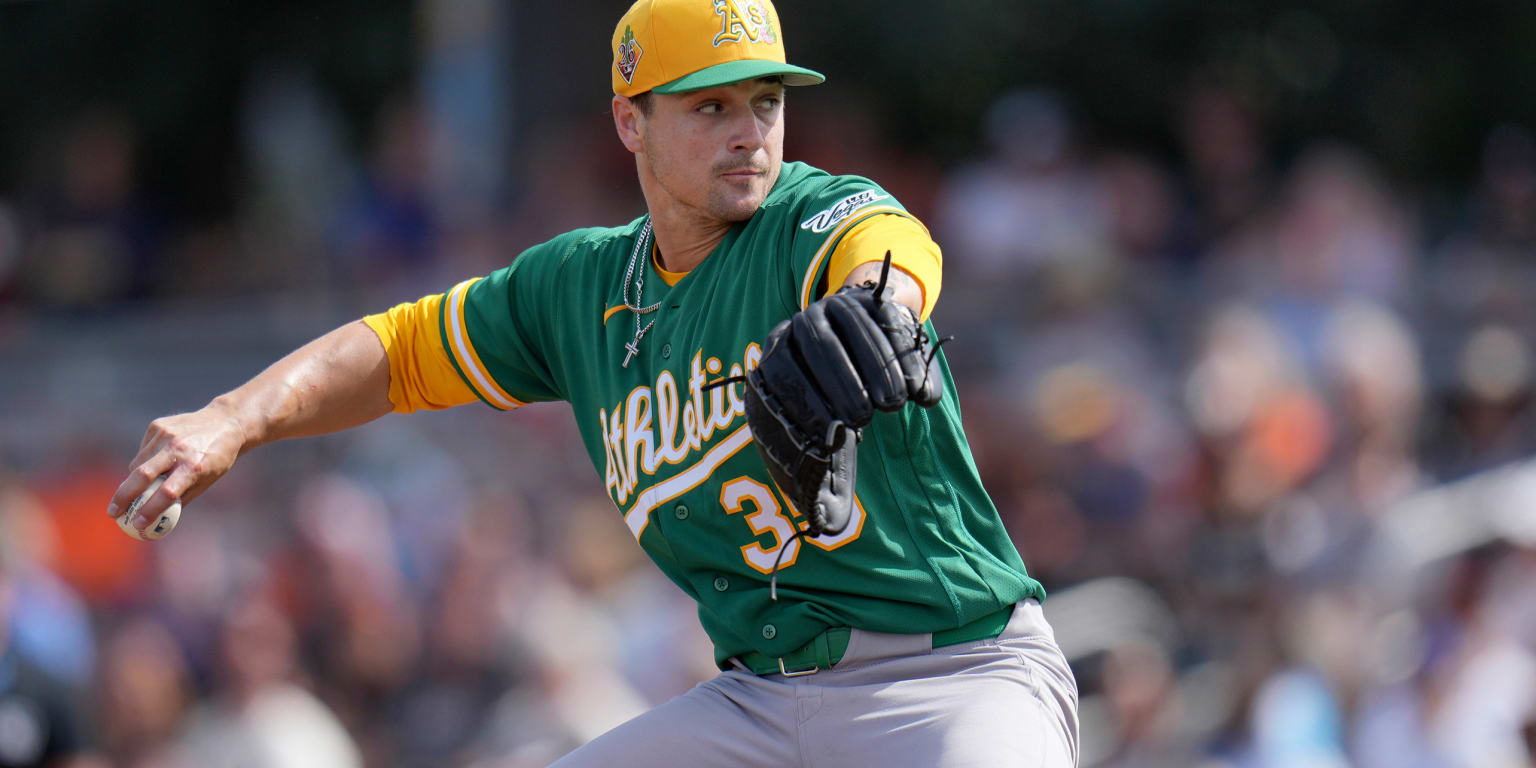 J.T. Ginn strikes out three with new windup in perfect outing for A's