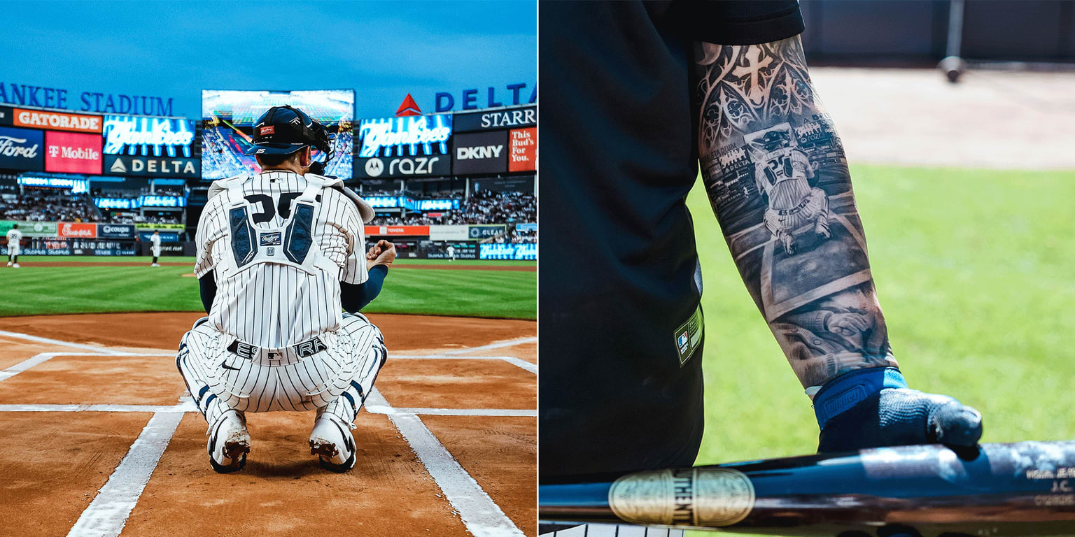 J.C. Escarra gets tattoo to commemorate Yankees debut