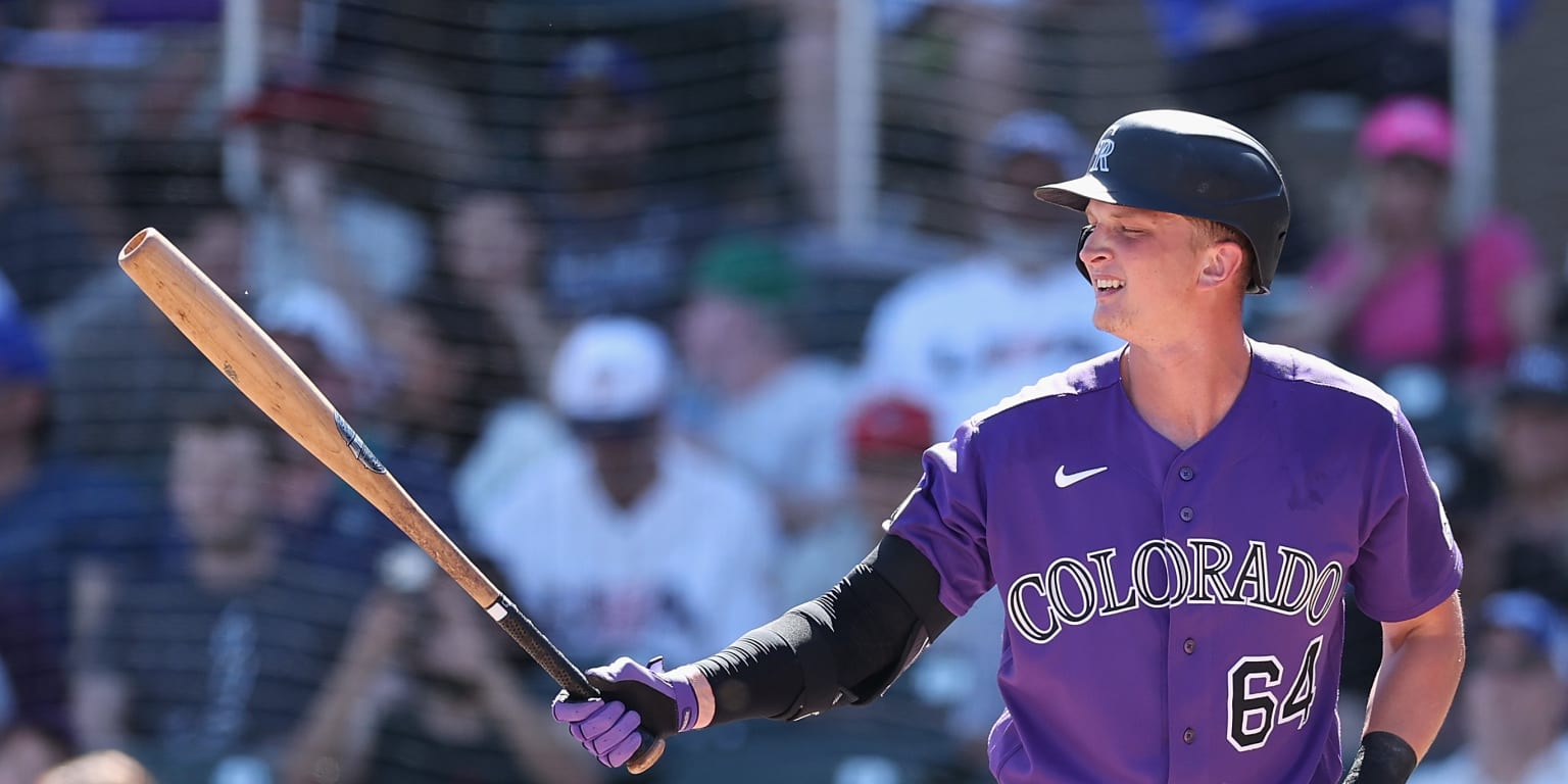 TJ Rumfield competes for Rockies' Opening Day first base job