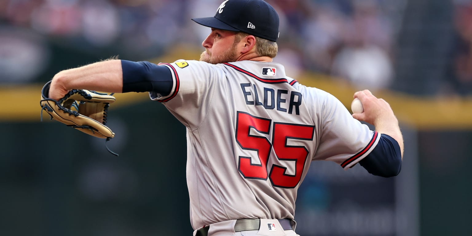 Bryce Elder tosses quality start, commits error in loss