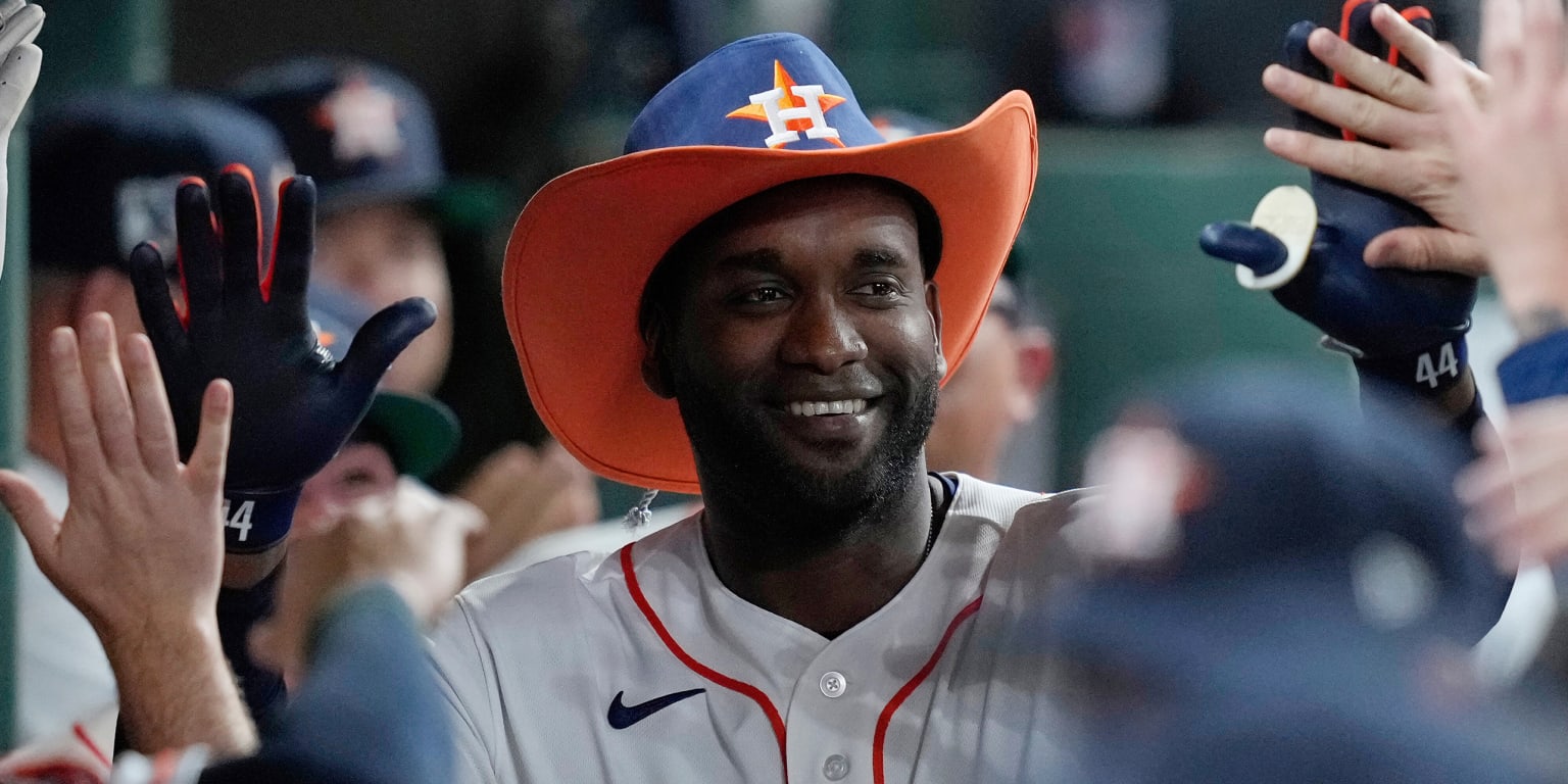 Astros debut cowboy hat home run celebration