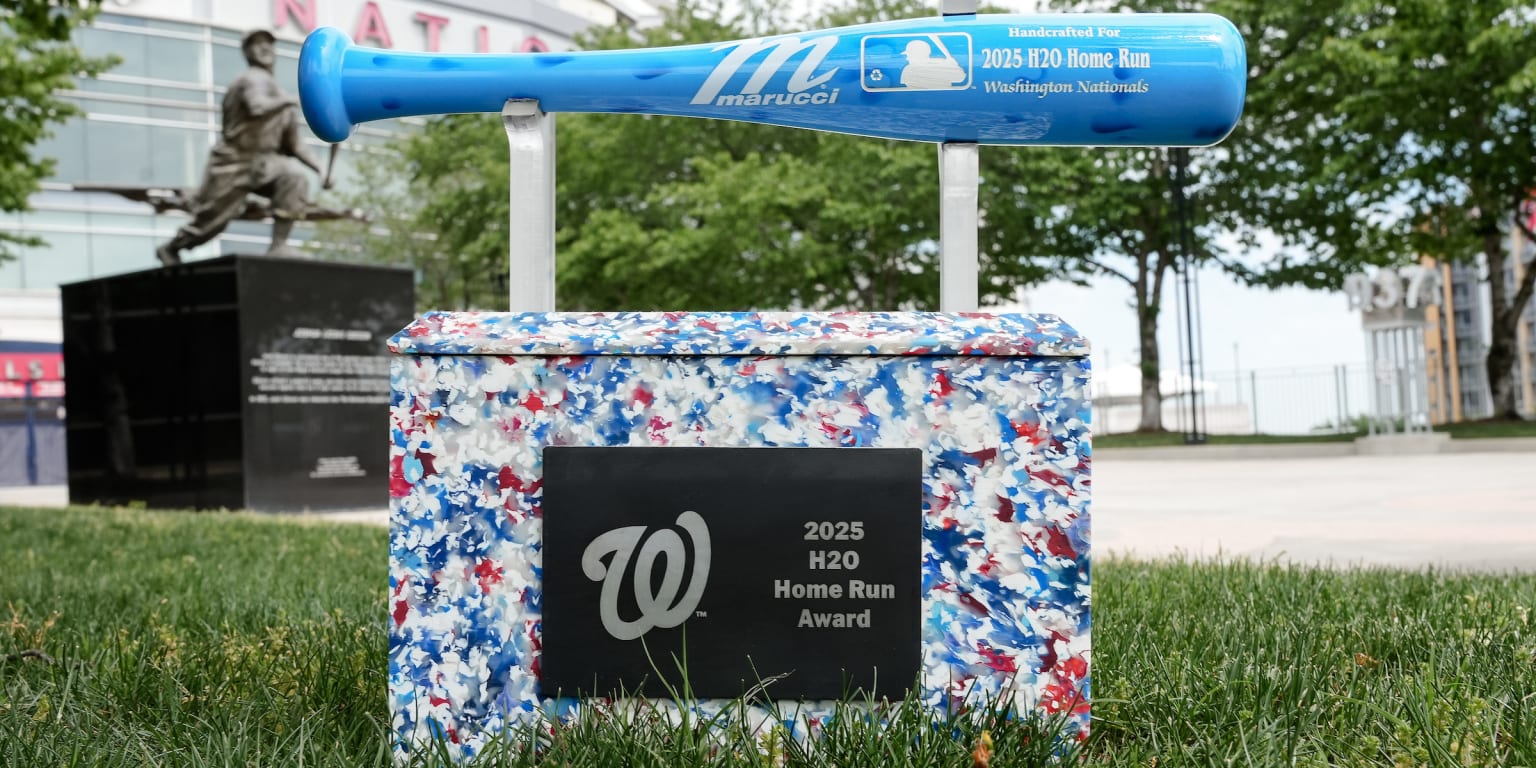 Washington Nationals Named Winner of H2O Home Run Award by Major League ...