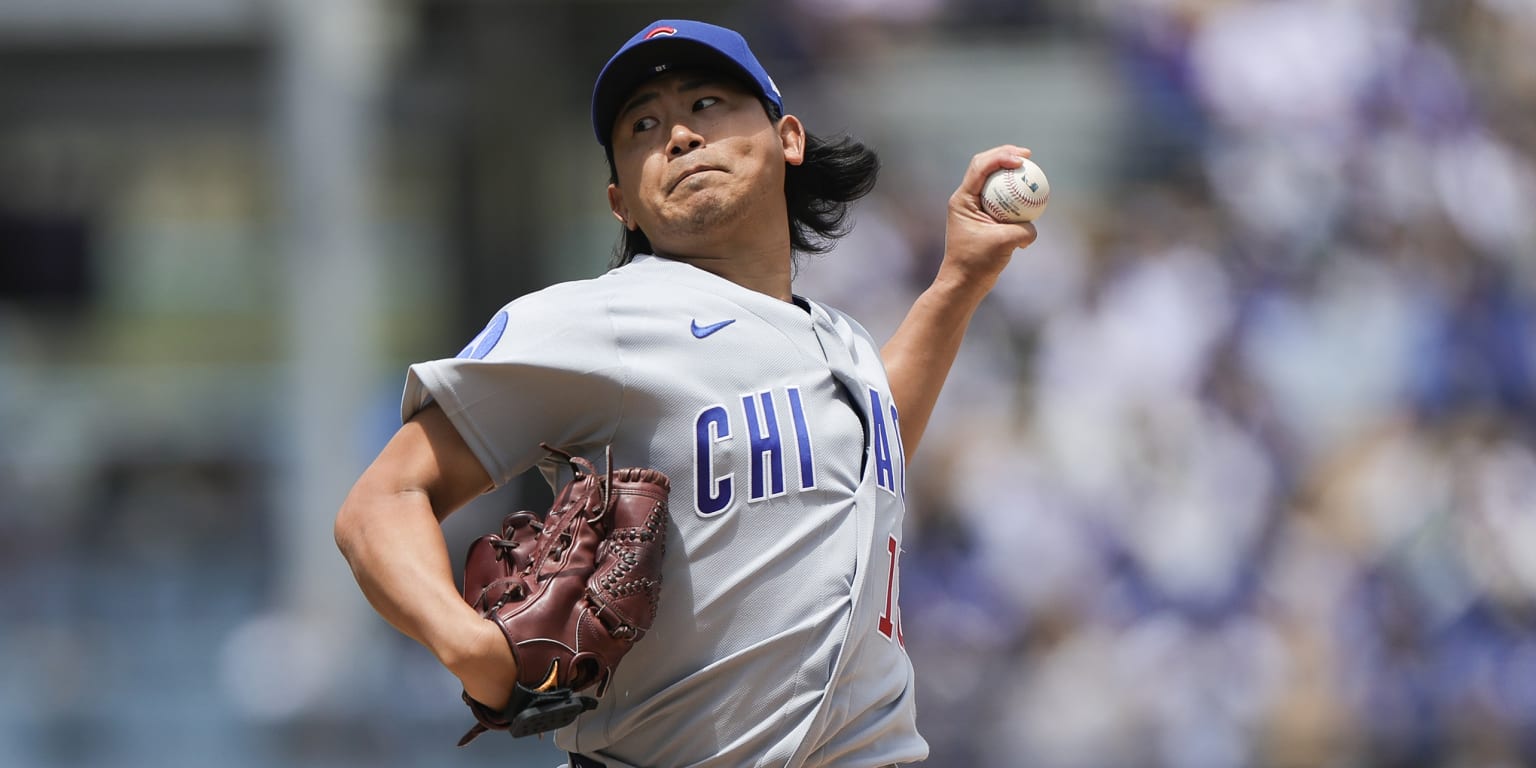 Shota Imanaga's rare walks, quiet bats lead to Cubs loss to Dodgers