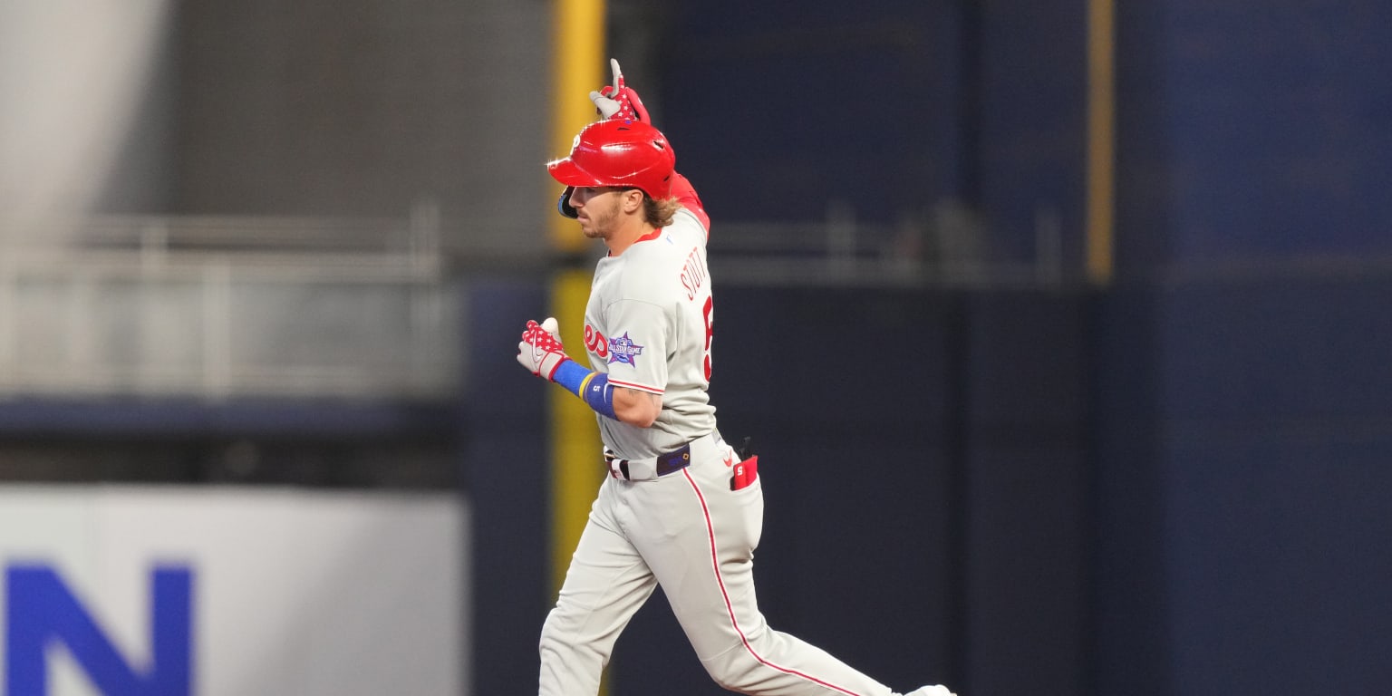 Bryson Stott and Phillies' offense back Jesús Luzardo to beat Marlins