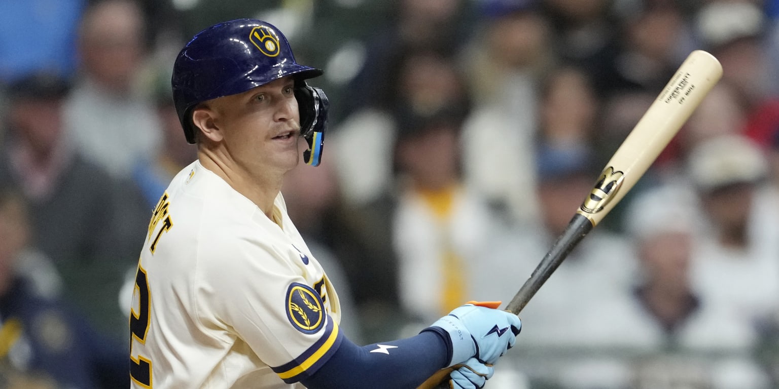 Cooper Pratt logs first MLB hits, RBI in Brewers' win over Guardians
