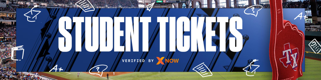 Student Discount Offer | Texas Rangers | Texas Rangers
