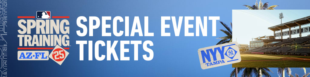 Spring Training Special Event Tickets at Steinbrenner Field | New York ...