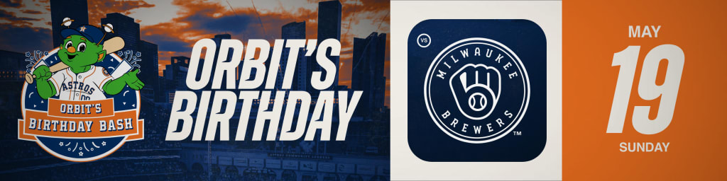 Orbit's Birthday Celebration | Houston Astros