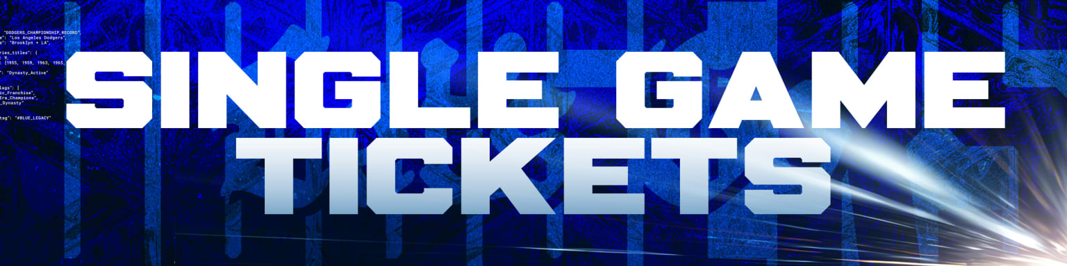 Buy Dodgers Tickets | Los Angeles Dodgers