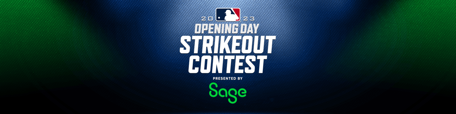 MLB Opening Day Strikeout Contest presented by Sage | MLB.com