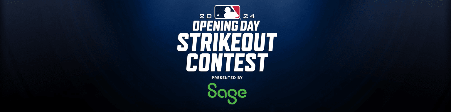 MLB Opening Day Strikeout Contest presented by Sage | MLB.com