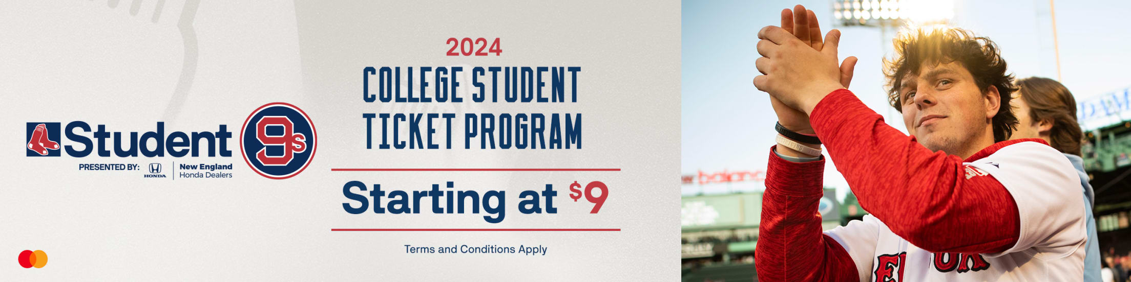 College Student Ticket Offers | Boston Red Sox