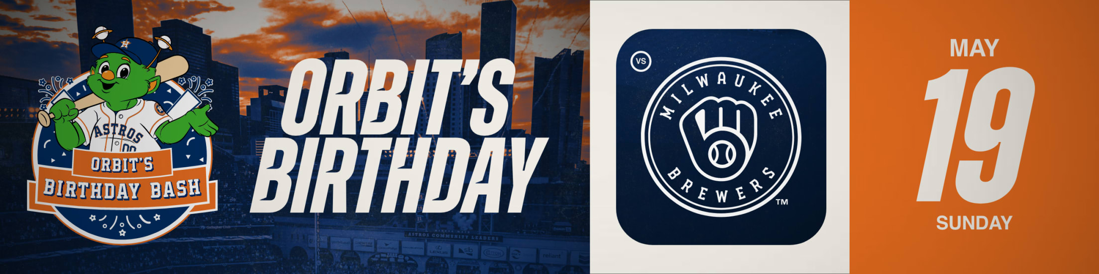 Orbit's Birthday Celebration | Houston Astros