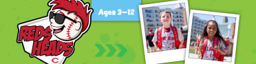 Reds Heads | Kids | Fans | Cincinnati Reds