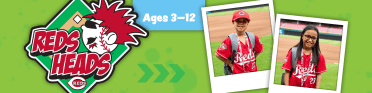 Reds Heads | Kids | Fans | Cincinnati Reds