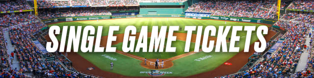 Rangers Single Game Tickets | Texas Rangers