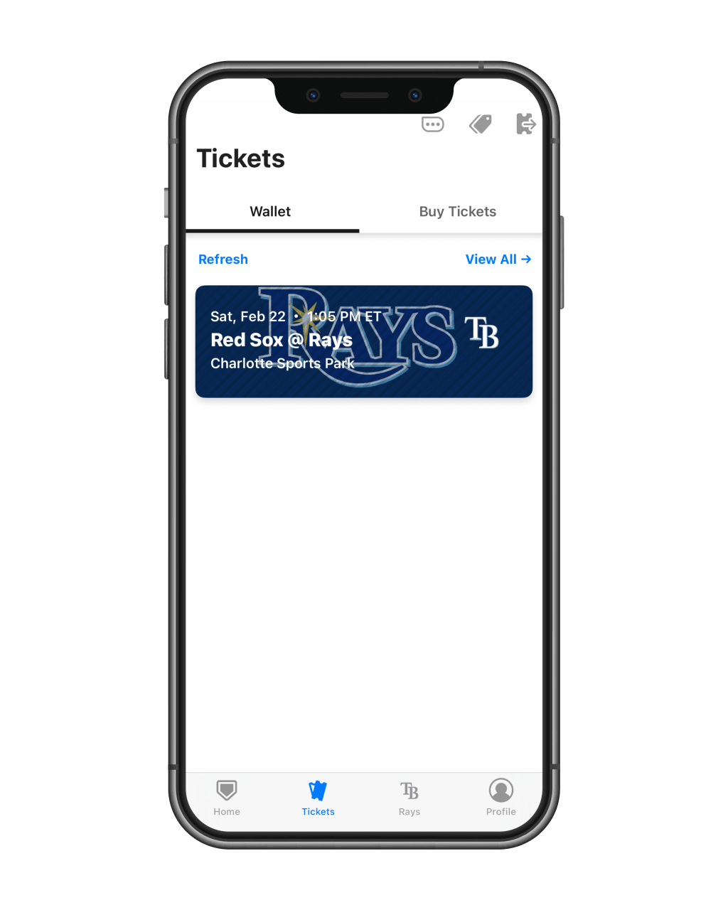 Mobile Ticketing | Tampa Bay Rays