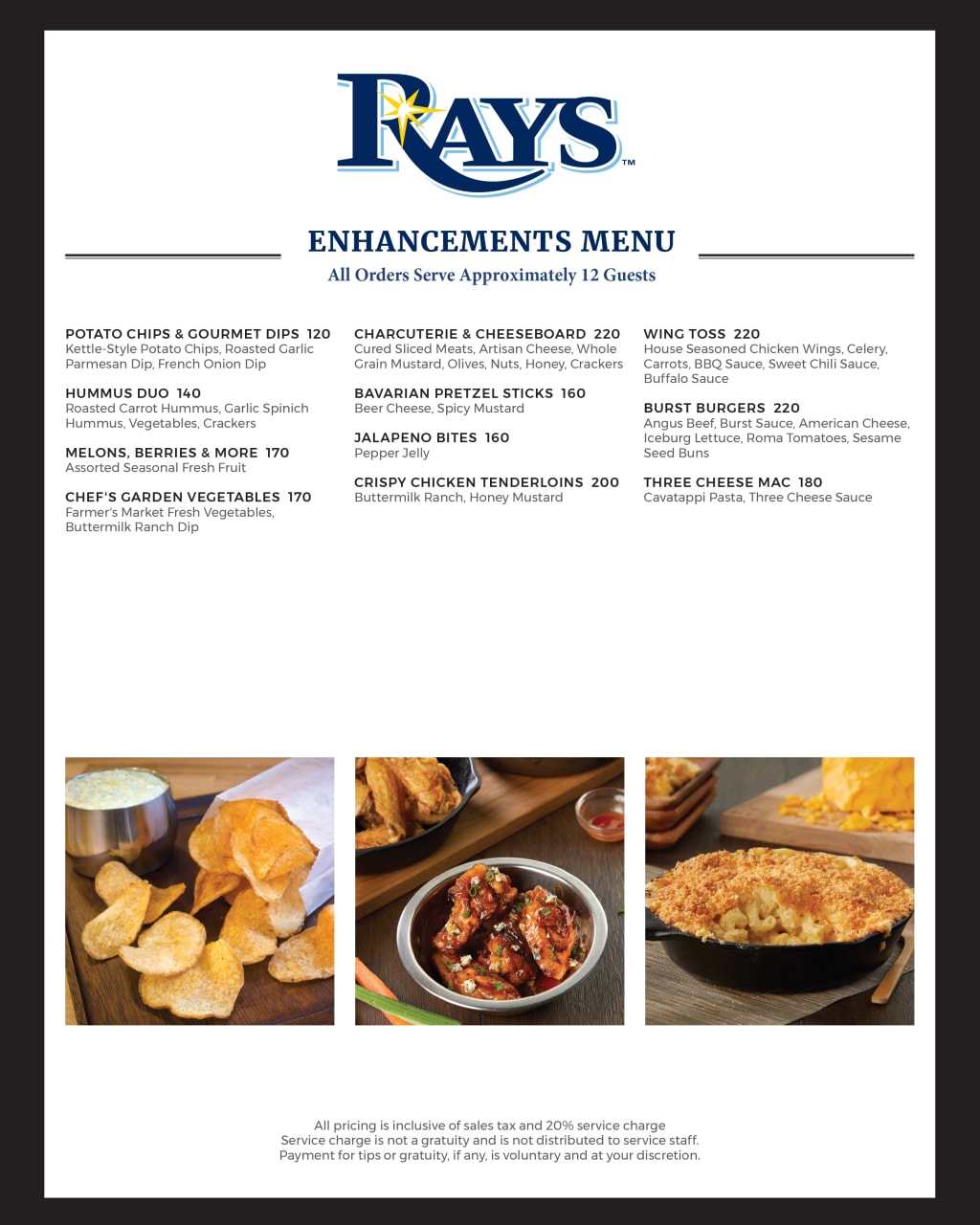 Catering | Tampa Bay Rays