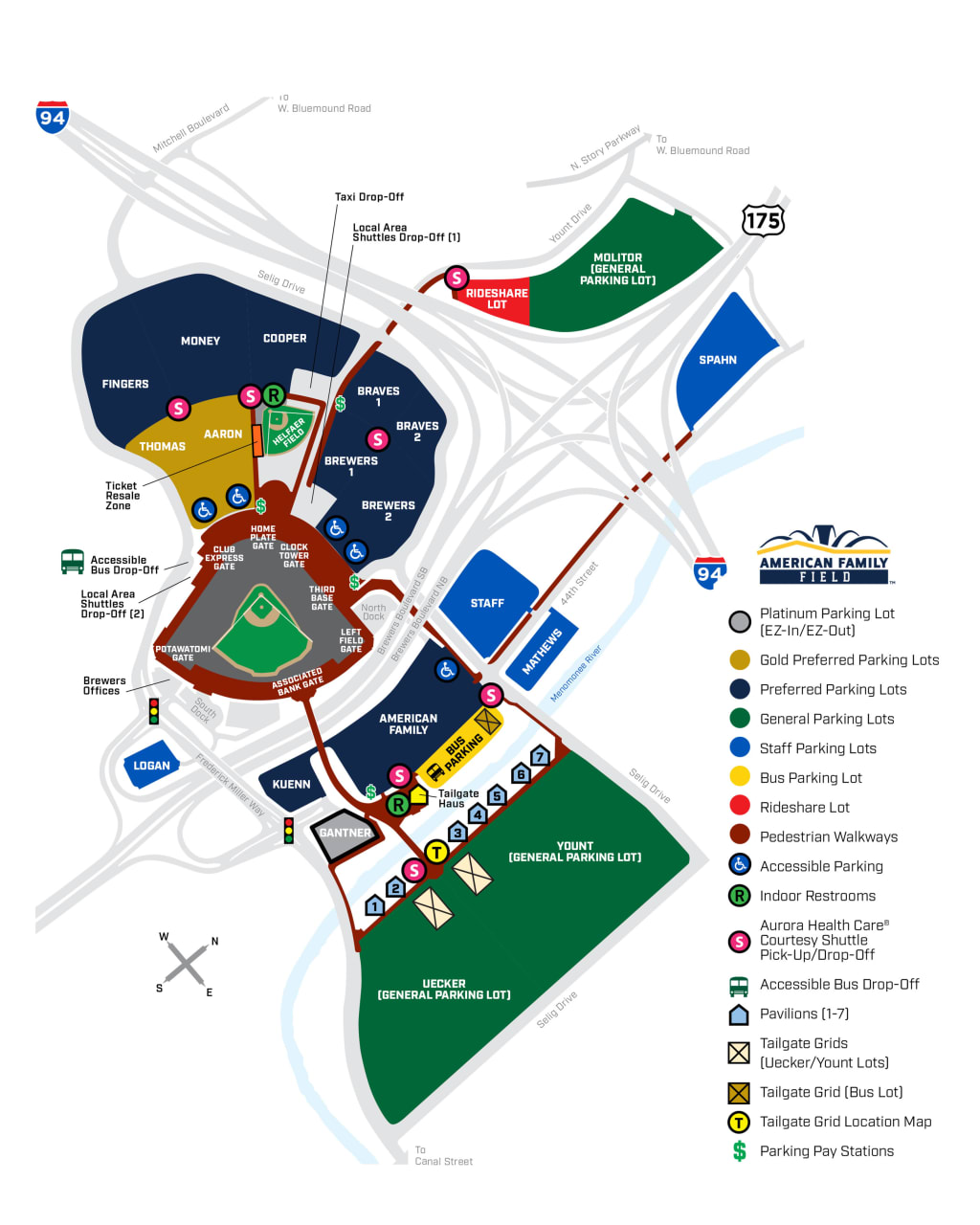 Alternate Transportation | American Family Field | Milwaukee Brewers