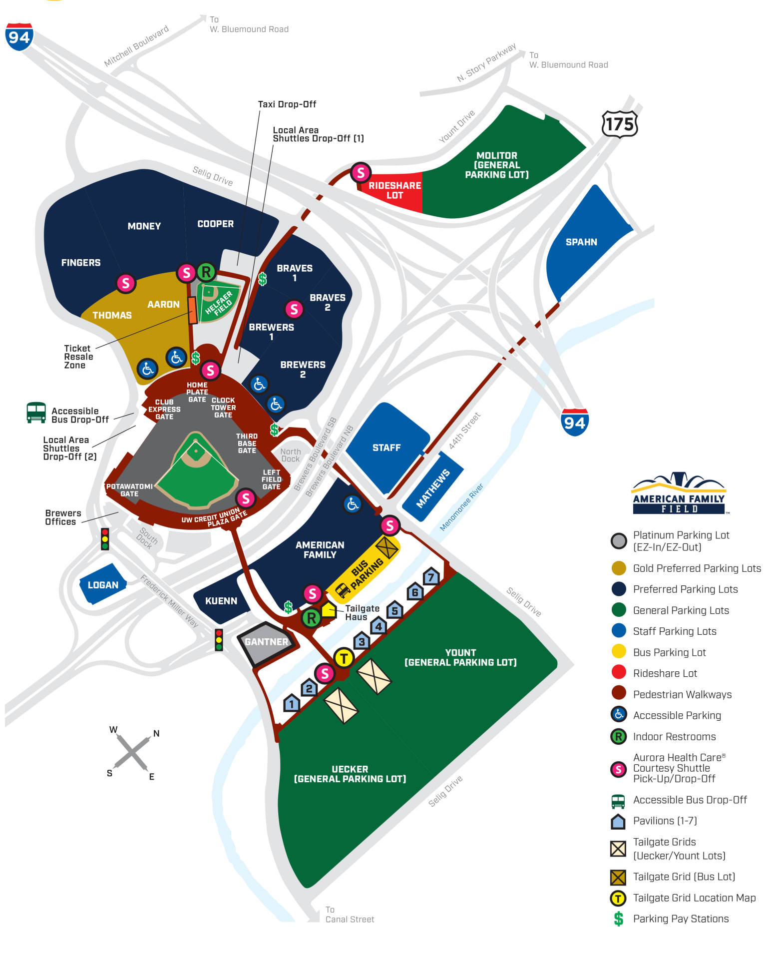 Alternate Transportation | American Family Field | Milwaukee Brewers