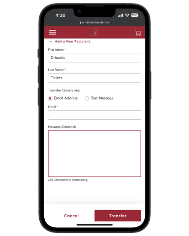 Suiteholder Account Manager | Arizona Diamondbacks