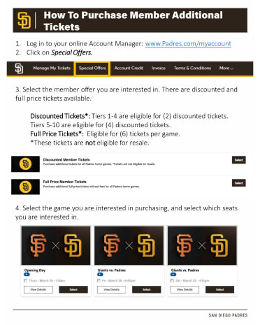 Digital Ticketing Guide | San Diego Padres