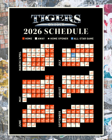Printable Schedule | Detroit Tigers