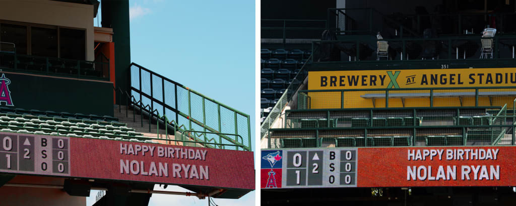 Stadium Messages | Los Angeles Angels