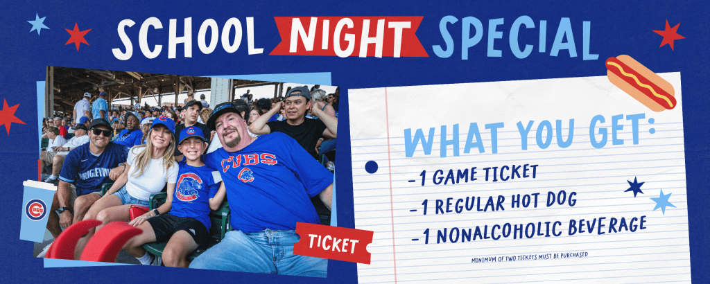 School Night Special Value Offer | Chicago Cubs