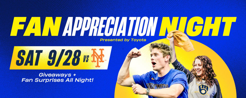 Fan Appreciation at American Family Field | Milwaukee Brewers