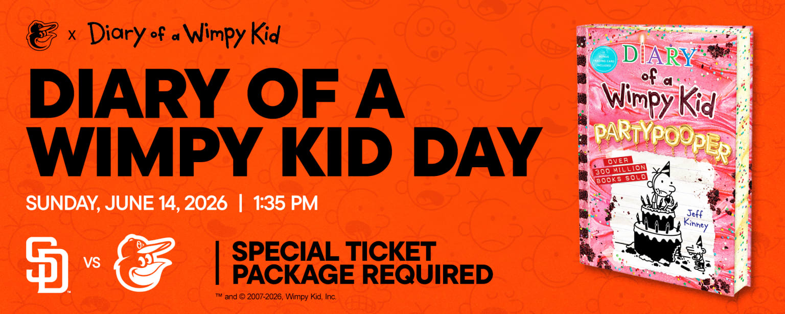 Diary of a Wimpy Kid Day | Baltimore Orioles