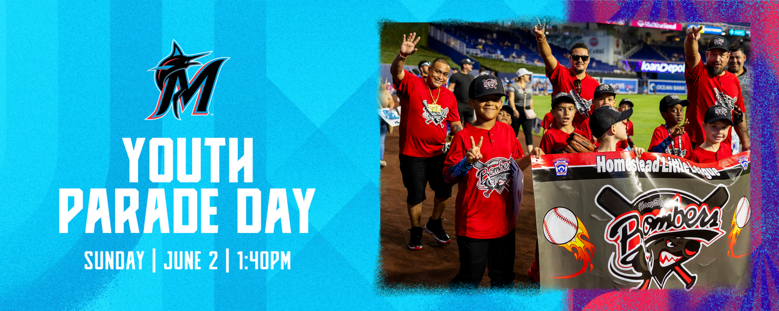 Youth Baseball & Softball Parade Day #1 | Miami Marlins
