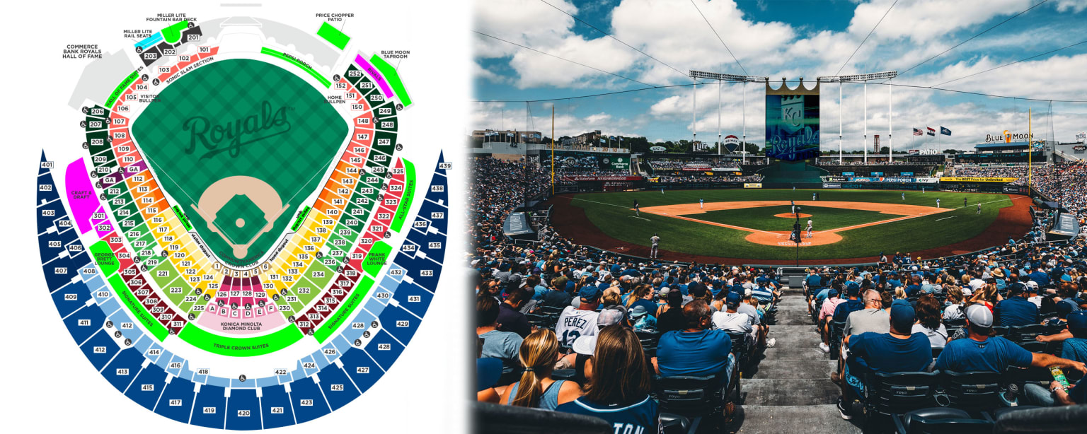Kauffman Stadium Seating Map | Kansas City Royals