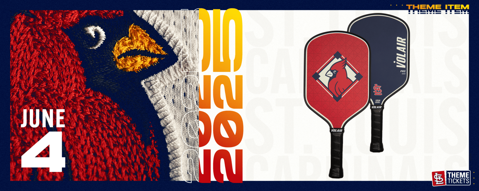 Pickleball Theme Ticket | St. Louis Cardinals