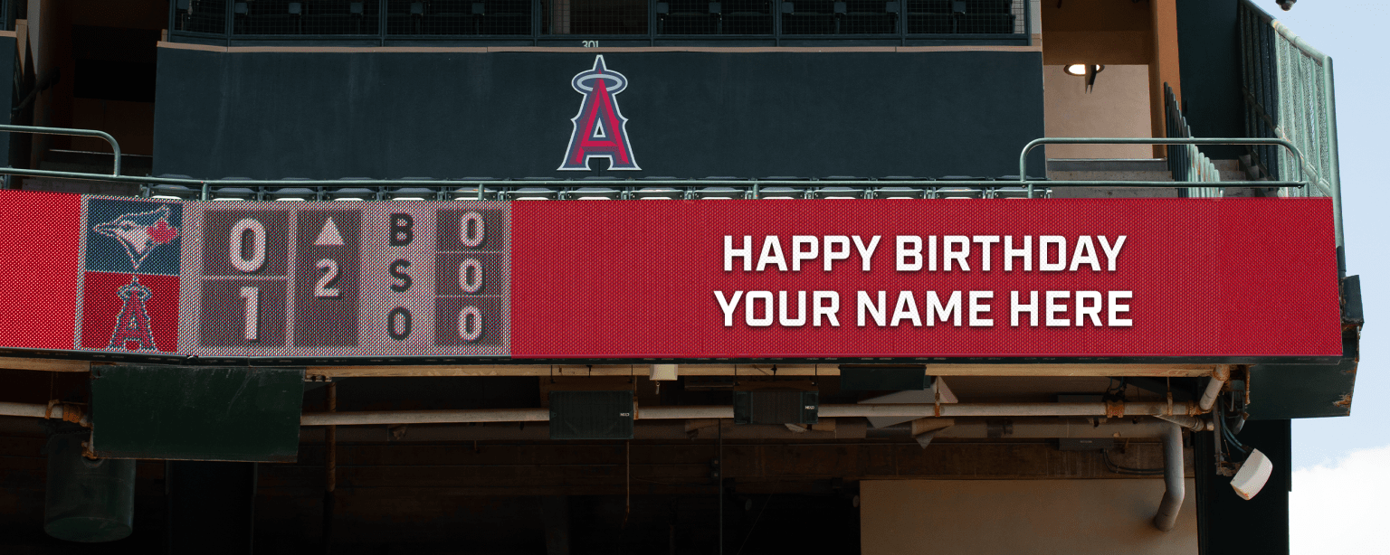 Stadium Messages | Los Angeles Angels
