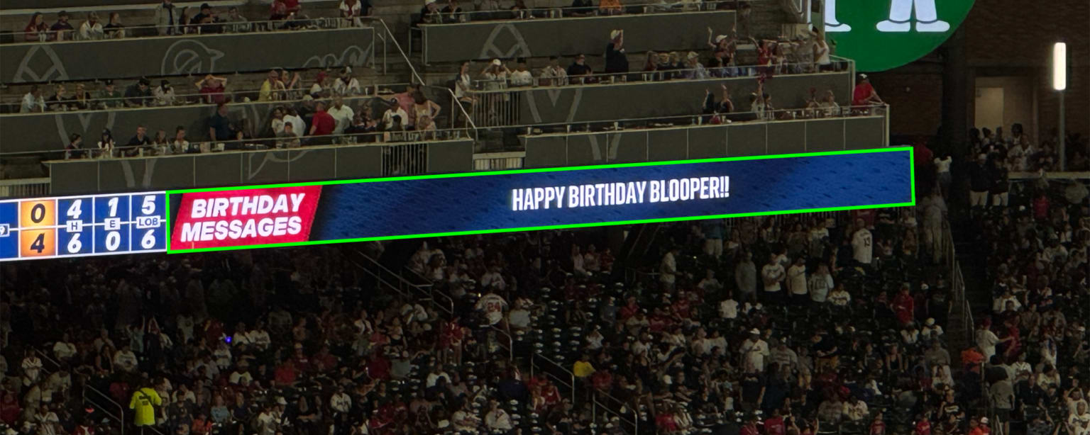 Scoreboard Messages | Atlanta Braves