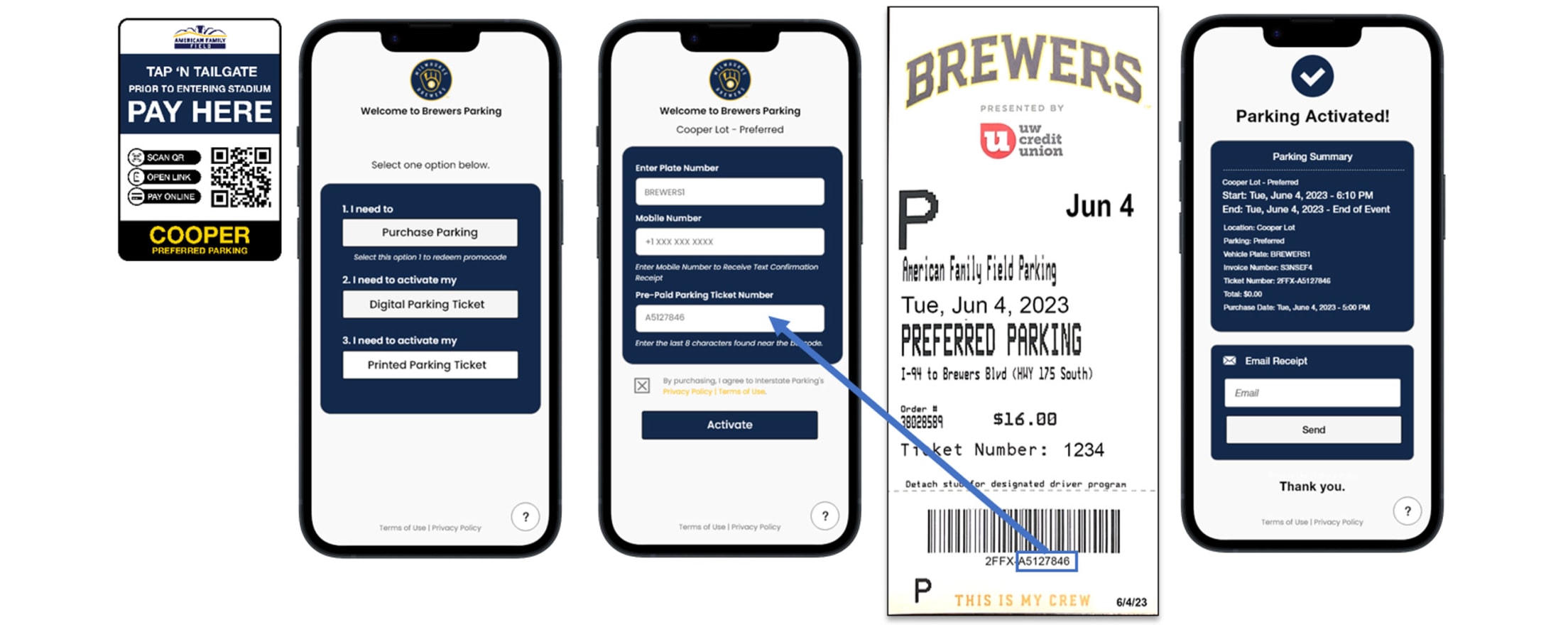 Parking Activation | American Family Field | Milwaukee Brewers