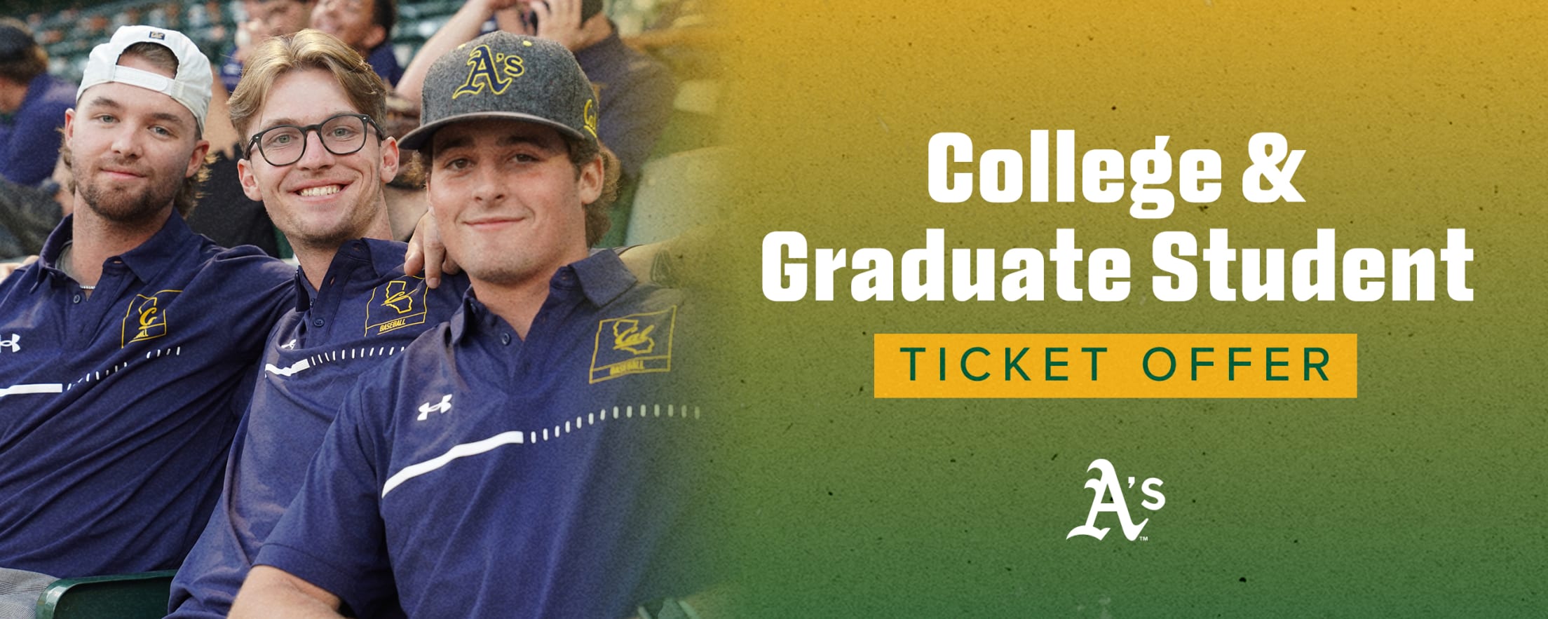 College & Graduate Student Ticket Offer | Athletics