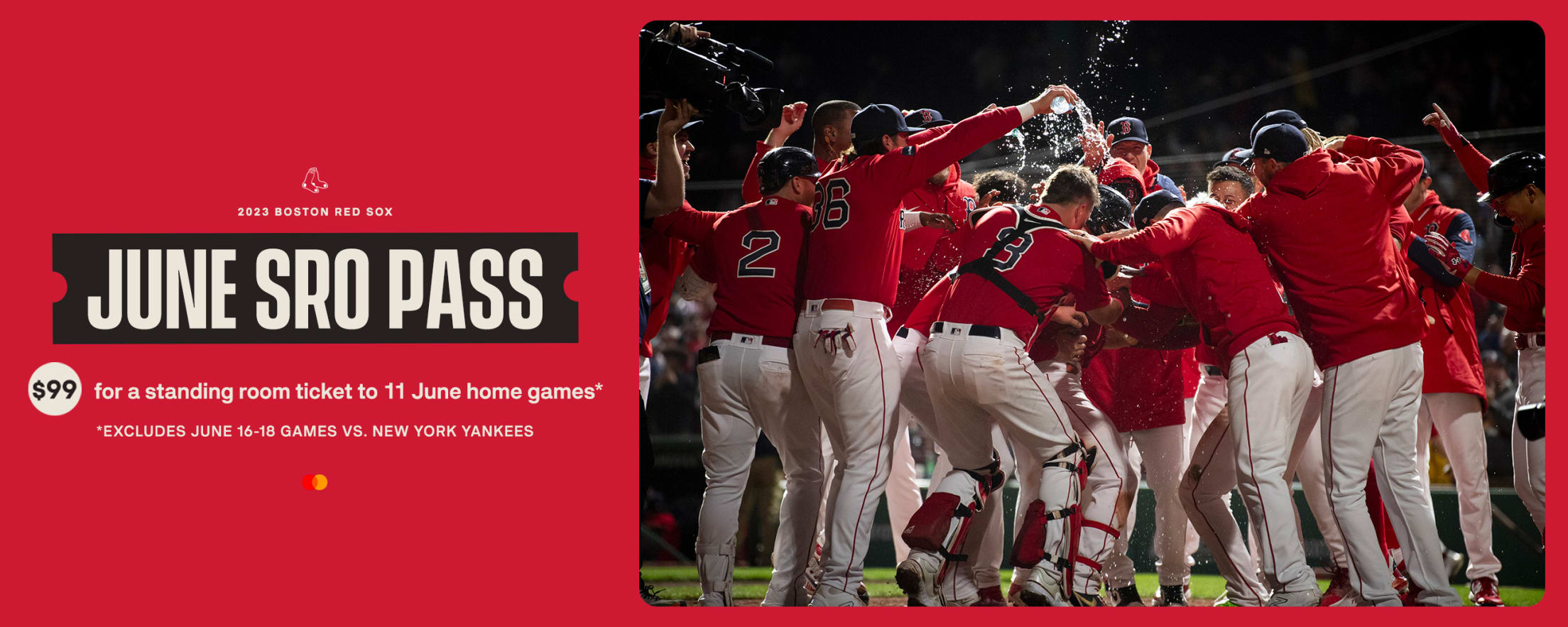 Standing Room Pass | Boston Red Sox