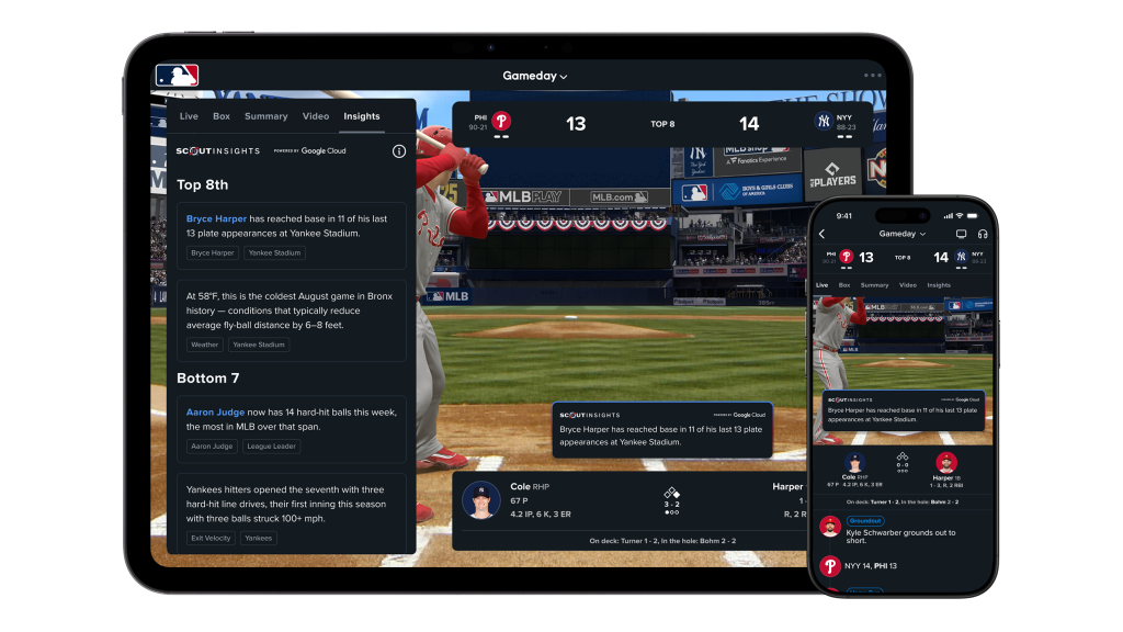 MLB Scout Insights, powered by Google Cloud AI | MLB.com