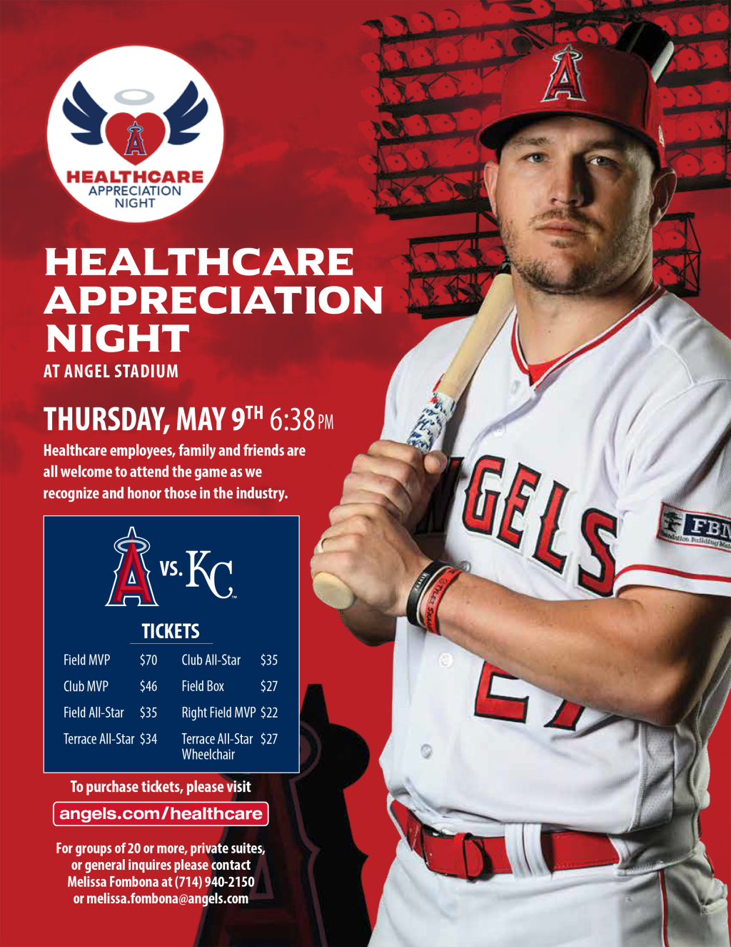 Healthcare Industry Workers Ticket Offer | Los Angeles Angels