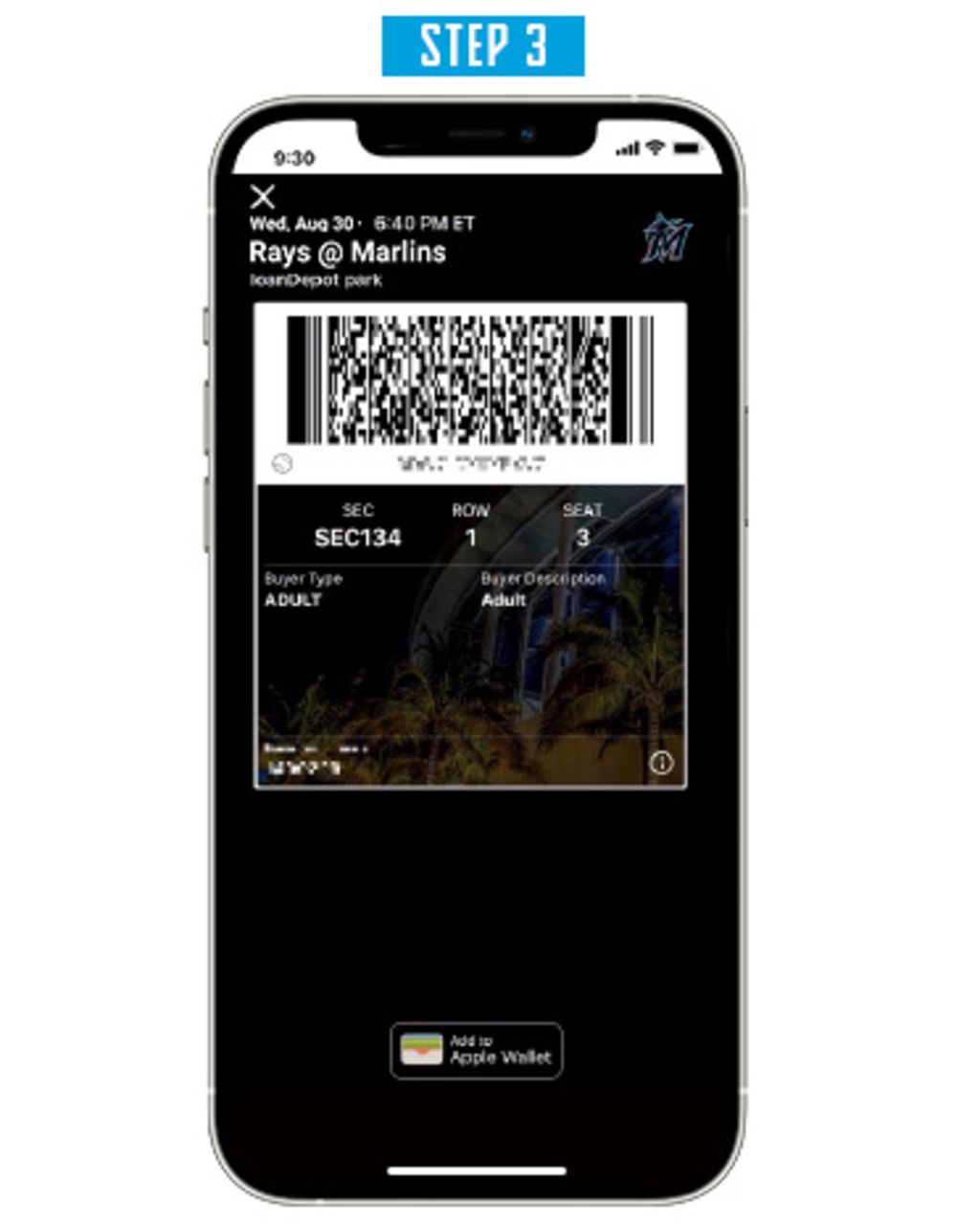 Digital Ticketing in the MLB Ballpark app | Miami Marlins