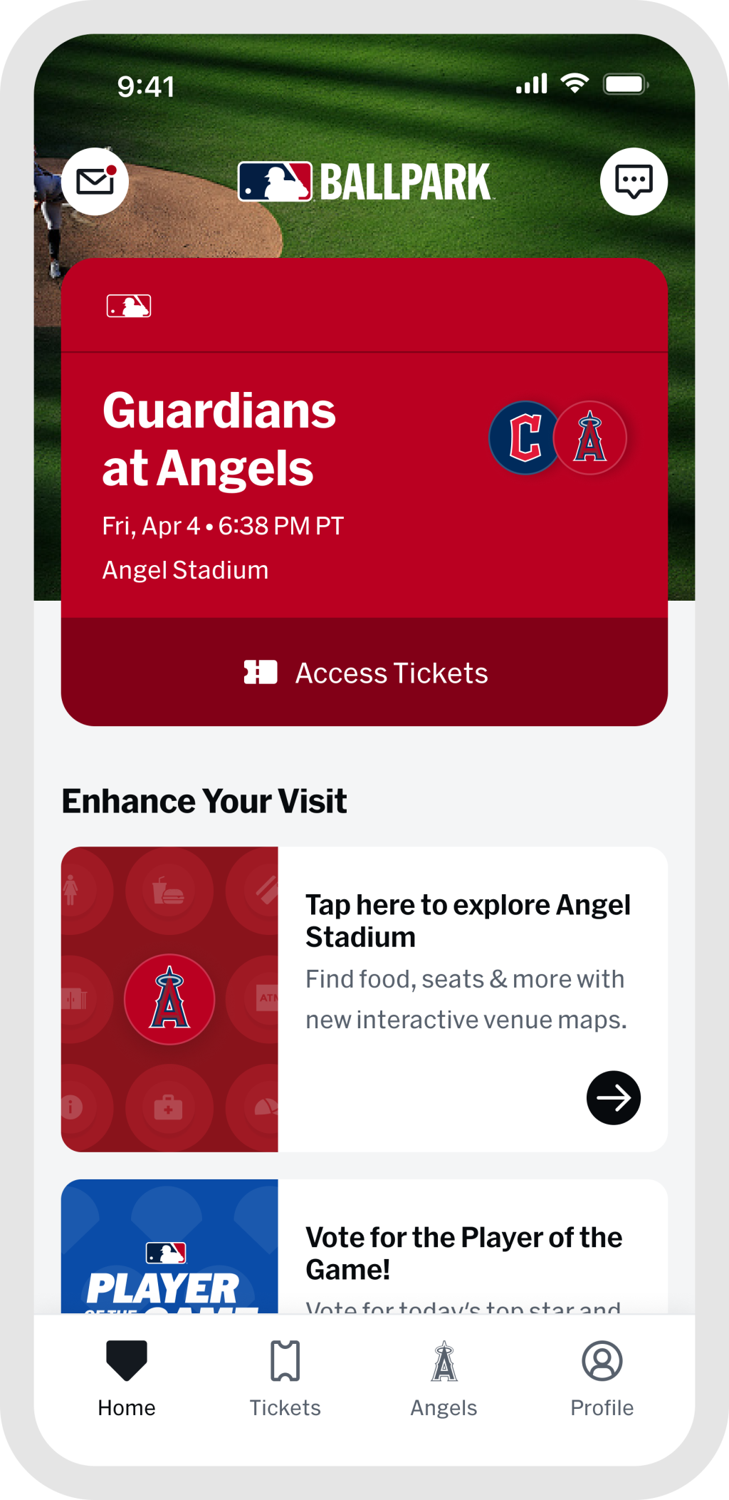 MLB Ballpark App | Los Angeles Angels